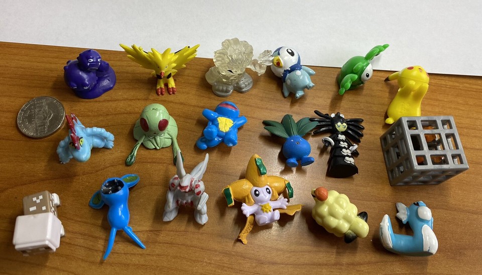 Lot of 17 Tomy Pokemon Mini Figures Nintendo Vintage Marked | eBay