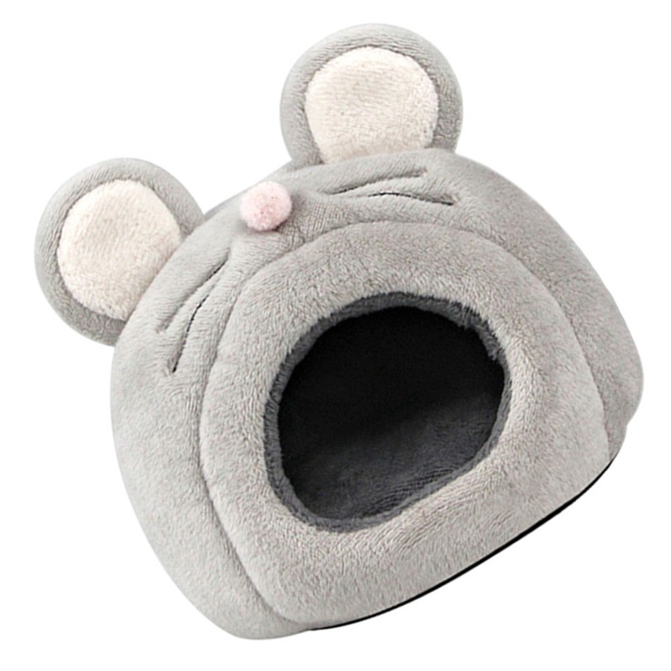 3pcs Small Pet Rats Hamster Winter Cave Nest Bed Rat Shaped Hideaway ...