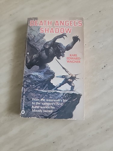 KANE Death Angel’s Shadow Karl Edward Wagner Warner PB Frazetta Art | eBay
