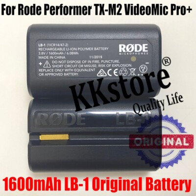 RØDE LB-1 1600mAh Genuine Battery For RODE Performer TX-M2 VideoMic ...