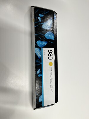 D8J09A HP 980 Yellow Ink OfficeJet X555 MFP X585 EXP DATE 2024 | eBay