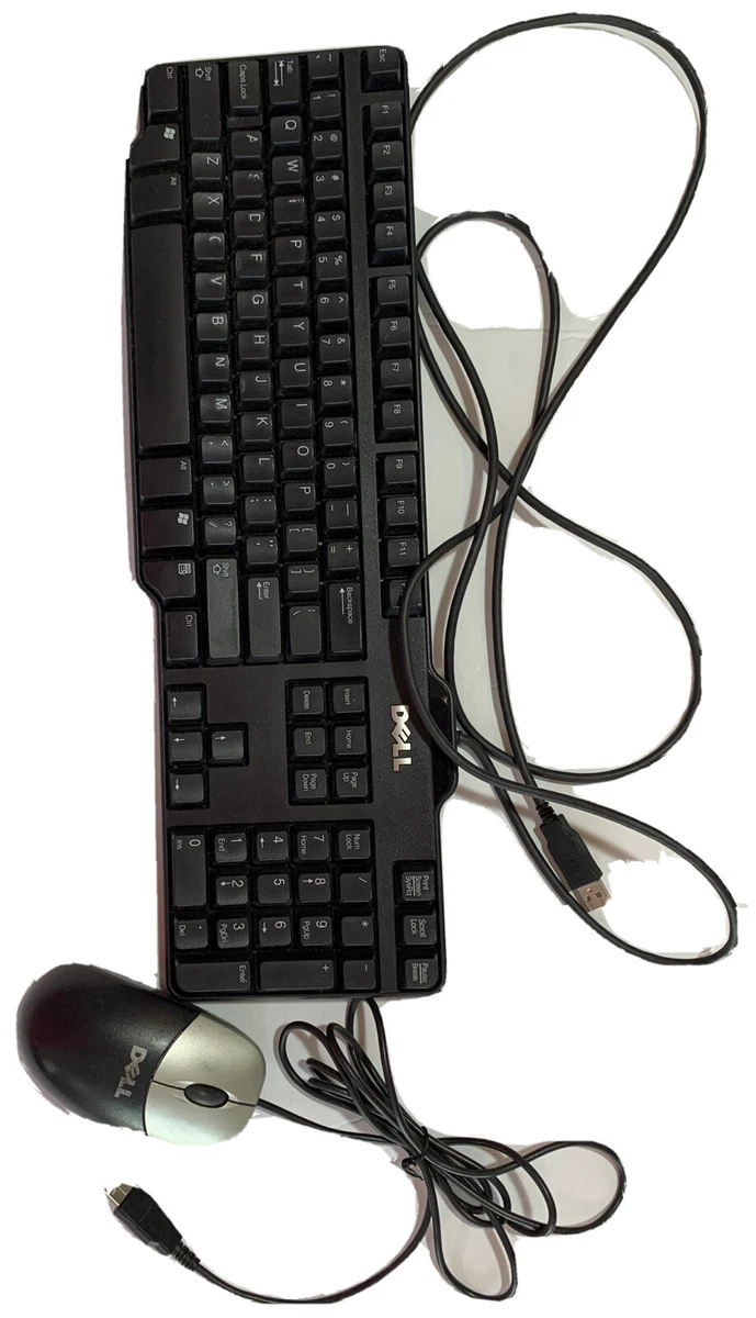 DELL PS/2 US 104-Key PC Windows Desktop Keyboard W/ 2 Button Tastiera ...