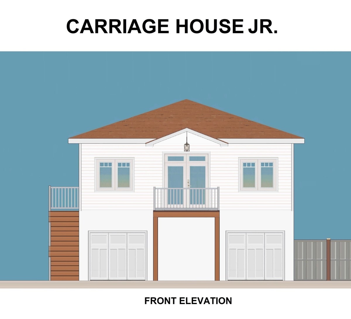 Tower Style Carriage House Plan Babette Two Car Garage Plan 113D 7505