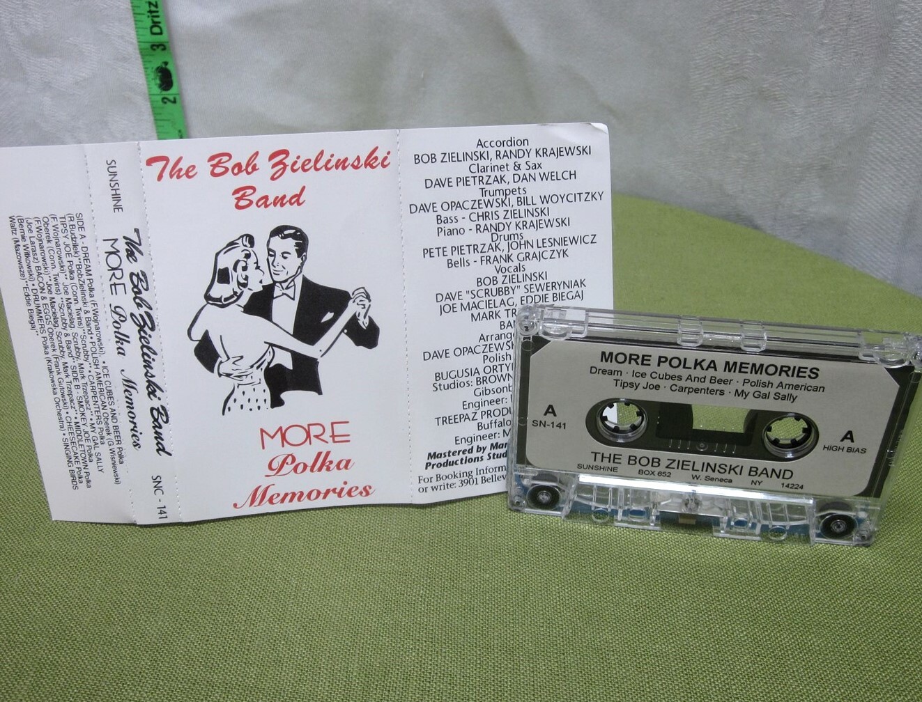 BOB ZIELINSKI BAND More Polka Memories cassette tape Bacon & Eggs ...