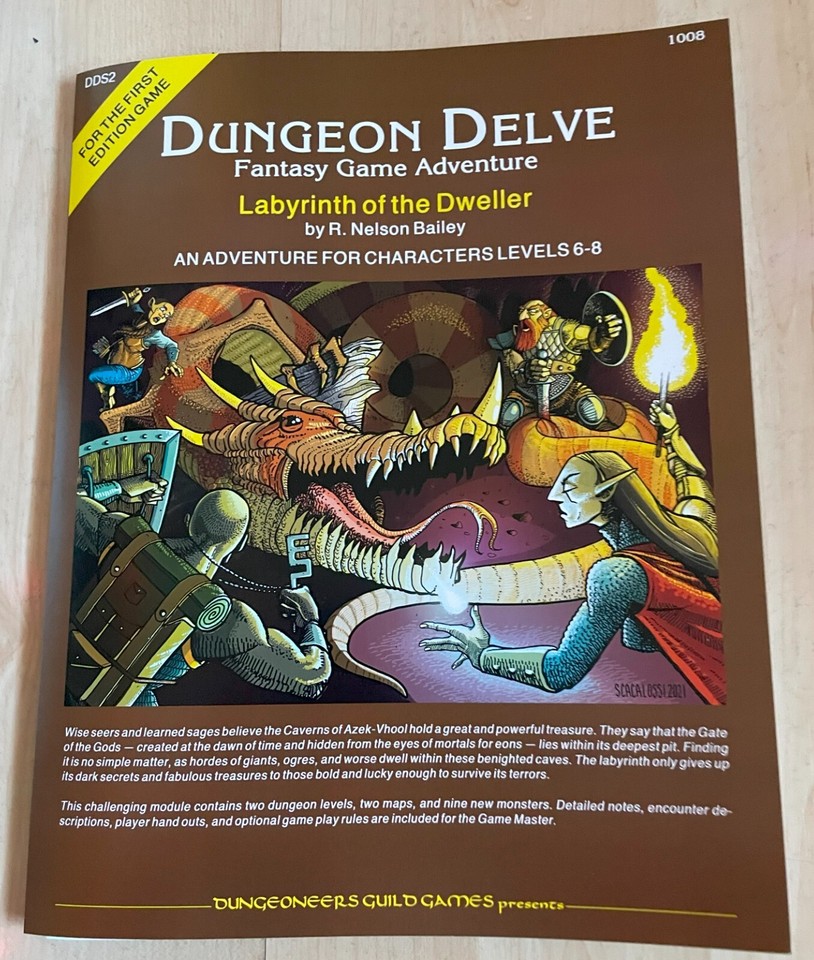 DUNGEON DELVE Module Bundle (8 books) | eBay