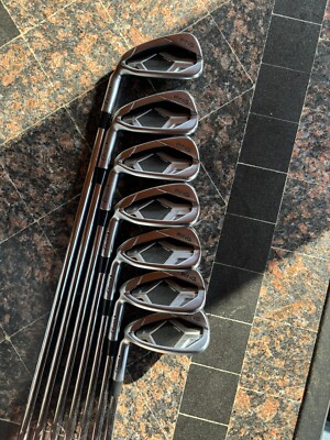 LEFT HAND Ping G430 Blk Dot Irons 5-W, 45* Stiff PING AWT 2.0 Shaft GP ...