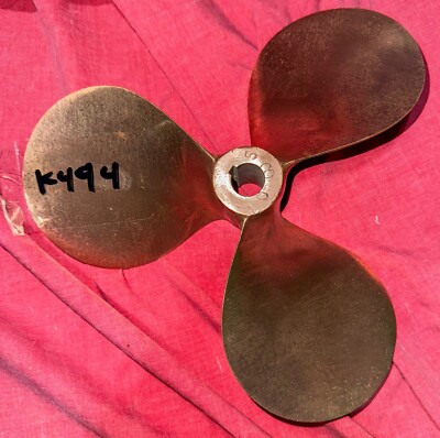Hyde 10 x 11 Left Hand 3 Blade Bronze Inboard Propeller .75"" Bore ...