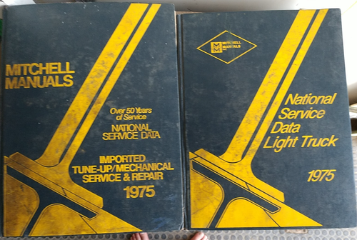Mitchell Manual Nat. Svs. Data 1975 - Imported Car Tune-up/Mechanical ...