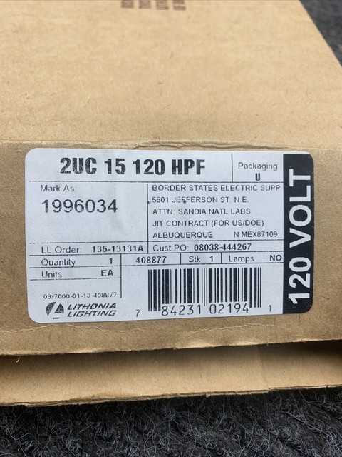 Lithonia Lighting Uc8 15 120 SWR M6 Standard 18-inch T8 Fluorescent Cabinet for sale online | eBay