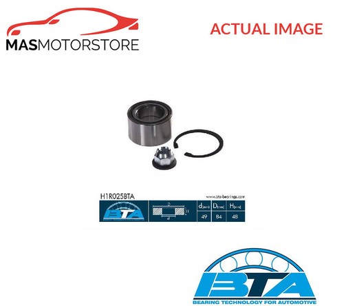 WHEEL BEARING KIT SET VEHICLE FRONT BTA H1R025BTA I NEW OE REPLACEMENT ...