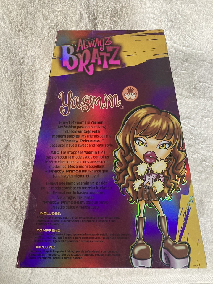 Always Bratz YASMIN Fashion Doll with Accessories and Poster NEW (DTub ...