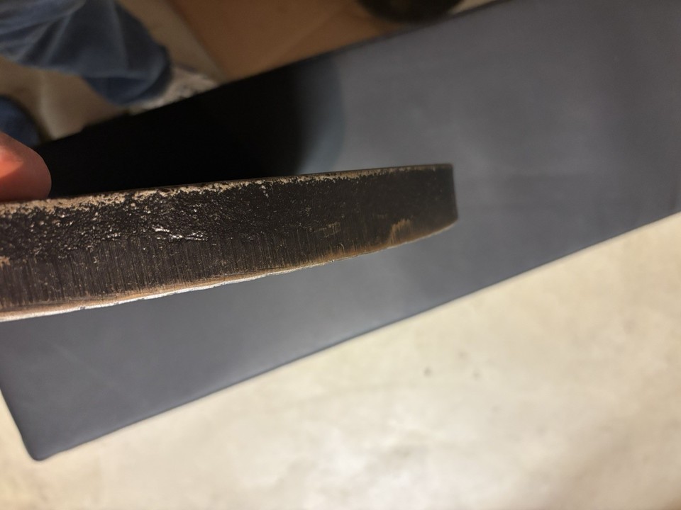 Vintage York Olympic Standard 45 lb Cast Iron Milled Weight Plate | eBay