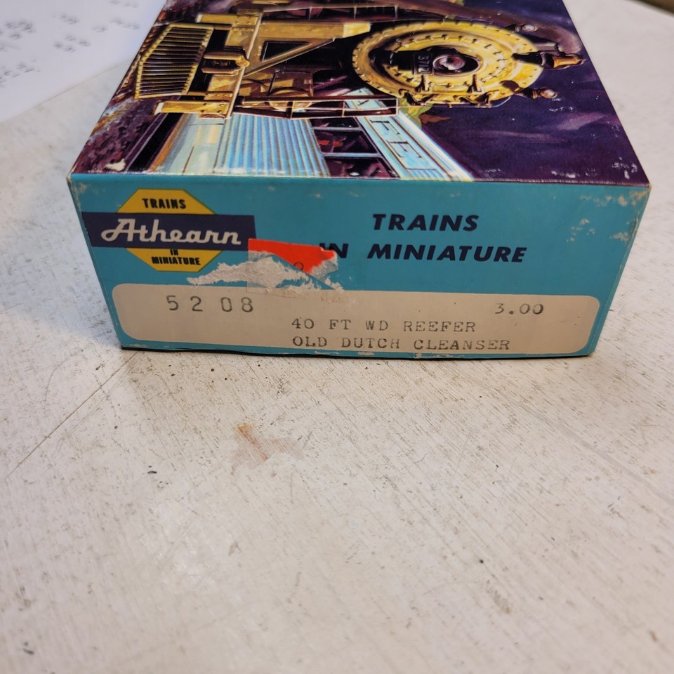 Athearn HO Scale Refrigerated Freight Reefer Old Dutch Cleanser Yellow ...