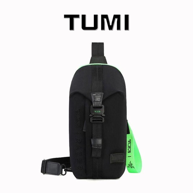 Tumi Razer Bozeman Sling Bag Black Green Nylon Travel 798701DGR for ...