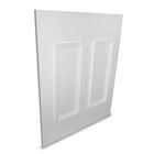 White uPVC Door Panel Manor Moulded Half MDF Reinforced 24 28mm Plastic ...