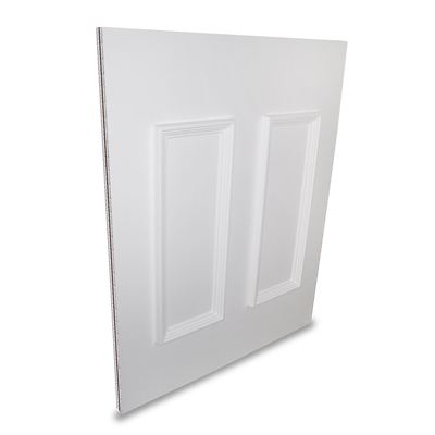 White UPVC Manor Half Door Panel MDF Reinforced Raised Moulded 24mm ...