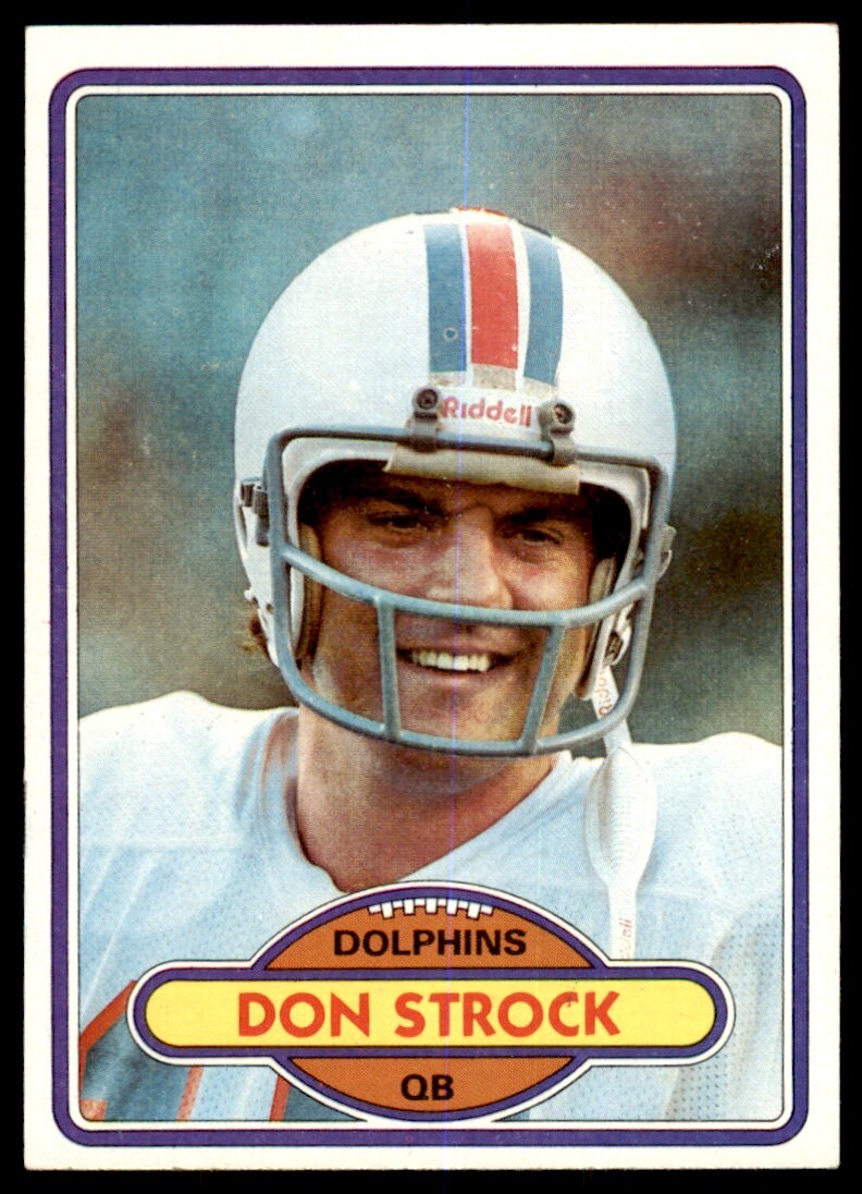 1980 TOPPS DON STROCK MIAMI DOLPHINS #381 | eBay