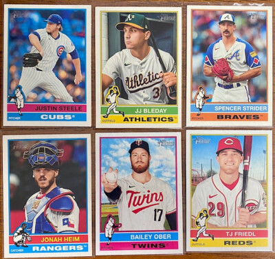 Short Print Lot (22) - 2025 Topps Heritage - Chrome - Rookie/All-Stars ...