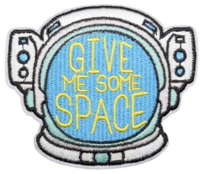Give Me Some Space Astronaut Helmet Pun Funny Joke Humor Galaxy Iron On ...