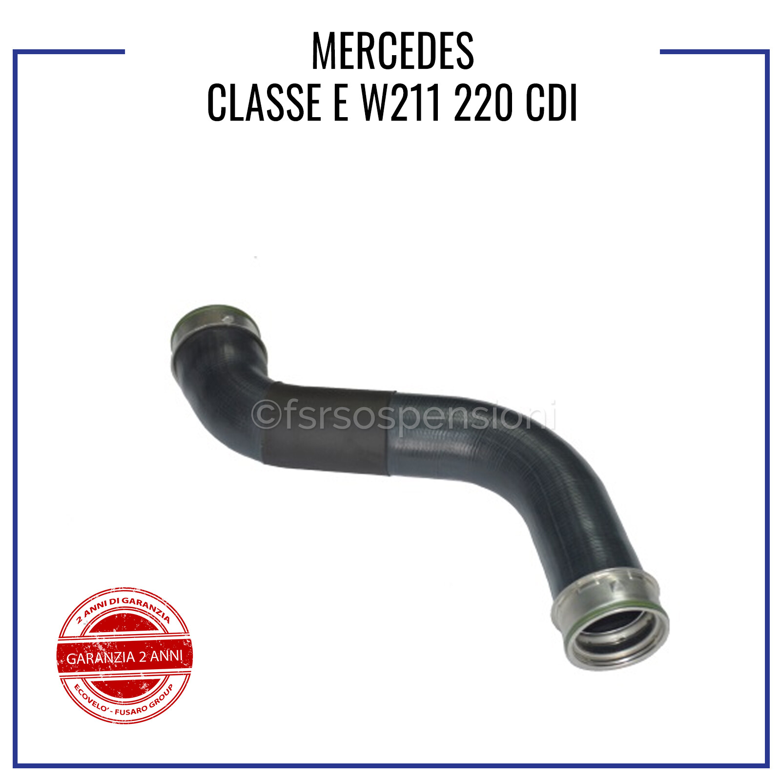 Hose Air Sleeve Intercooler For Mercedes Class E W211 220 CDI ...