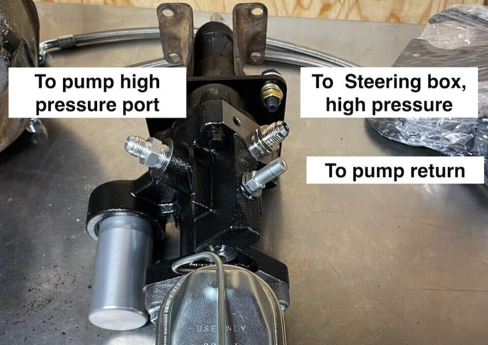 Universal Hot Rod Hydroboost Booster with 1.125 bore chrome master GM ...