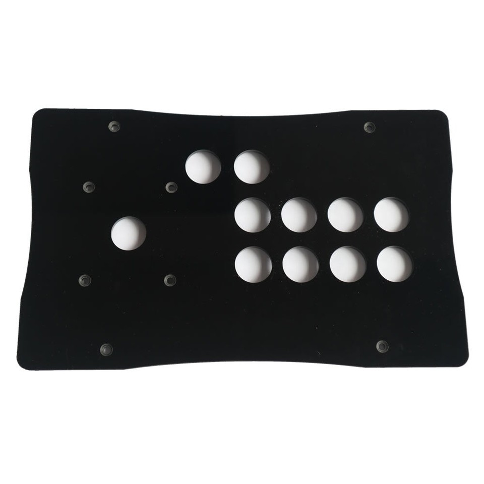 DIY Happ Competition Arcade Fight Stick Joystick Metal Case and Acrylic ...
