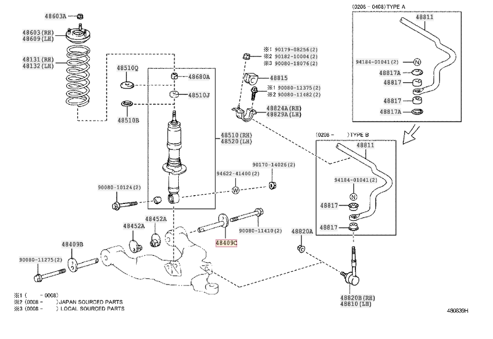 TOYOTA GENUINE OEM FRONT SUSPENSION TOE ADJUST PLATE CAM SUB ASSY KIT ...
