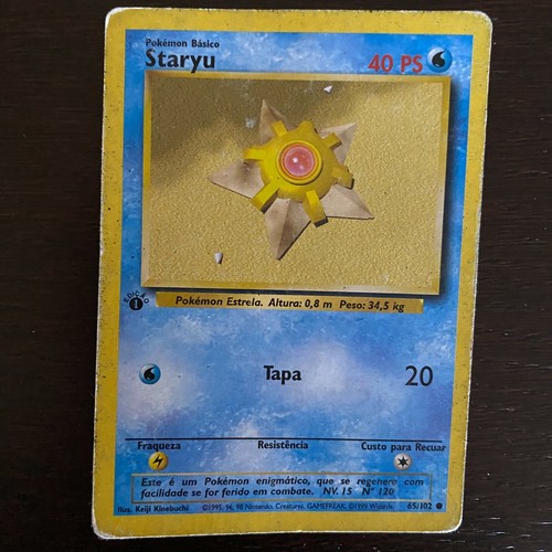 1st Edition | Staryu | 65/102 | WOTC Base Set | Pokemon Card ...