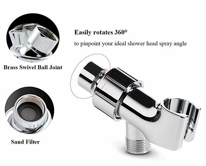 Head Holder Wall-mounted Adjustable Shower Arm Bracket Universal ...
