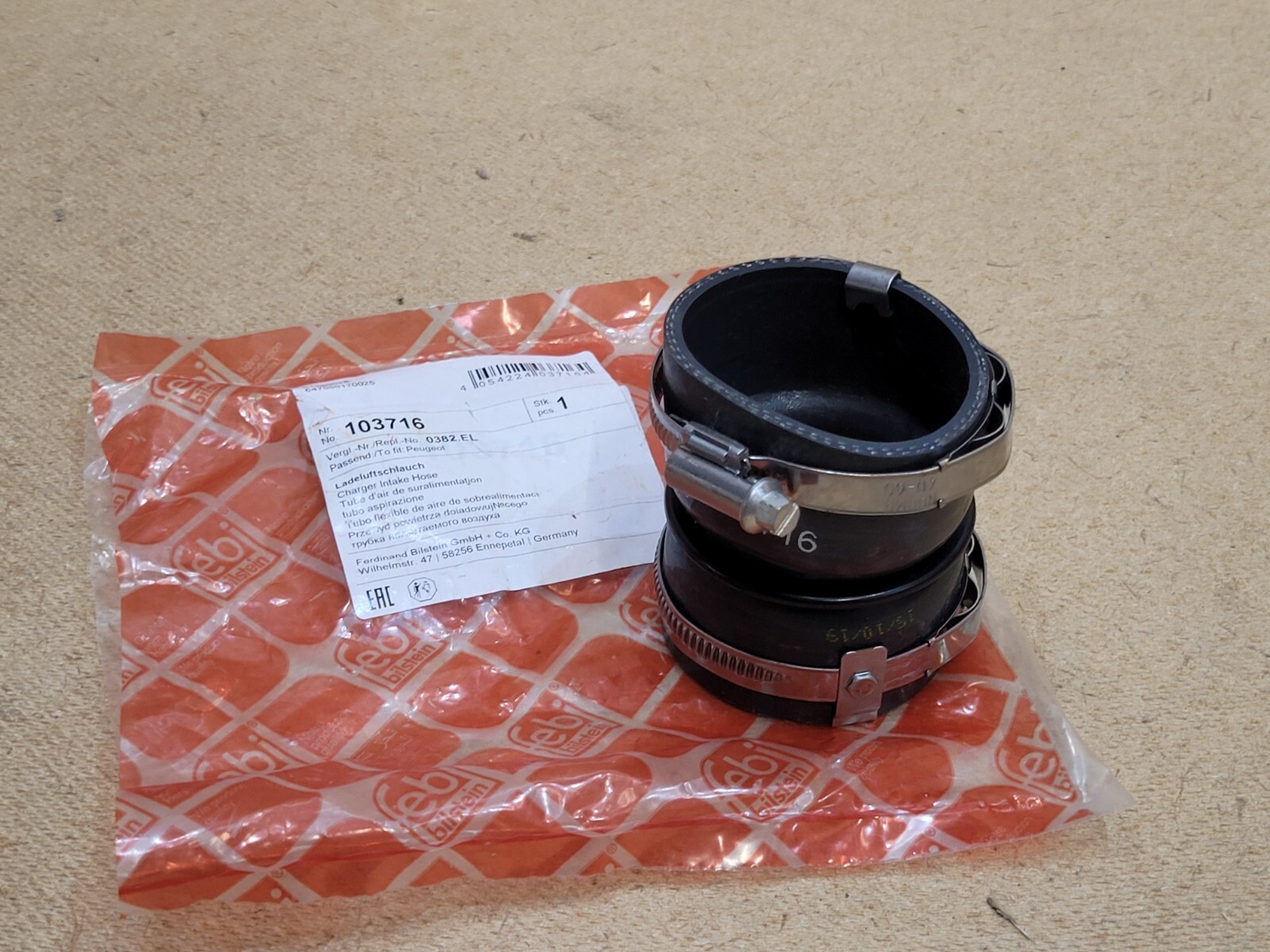 febi 103716 Turbocharger Hose for sale online | eBay