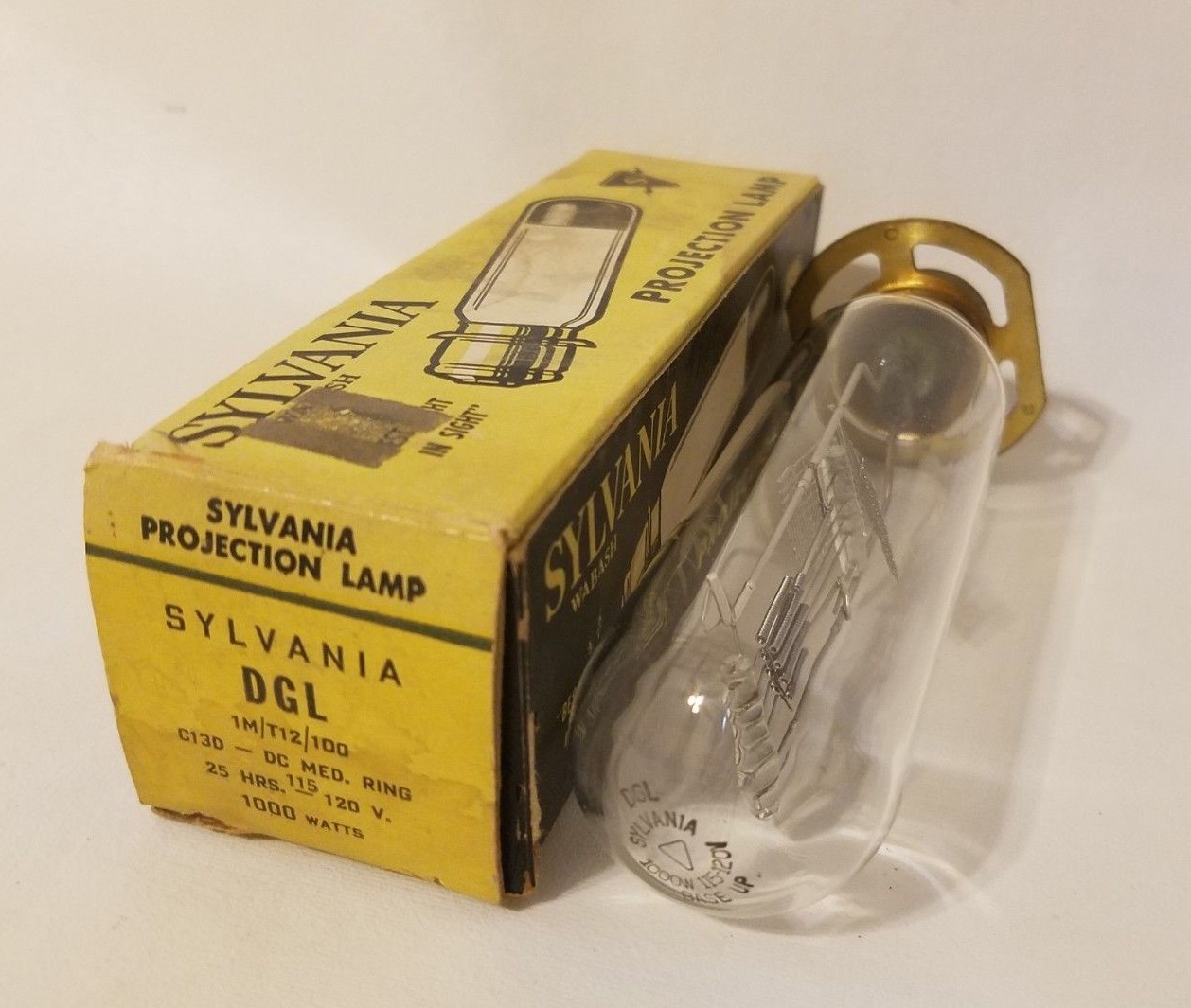 Sylvania DGL Projector Projection Lamp Bulb 1000W 120V 1M/T12/100 C13D ...