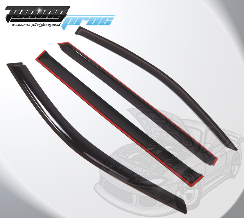 For Mercedes-Benz GL450 GL500 2013-2015 Smoke Window Rain Guards Visor ...