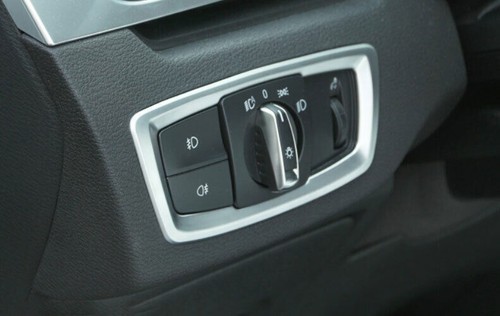 Fit For BMW X1 F48 2016-2021 Matte Silver Headlight Control Button ...