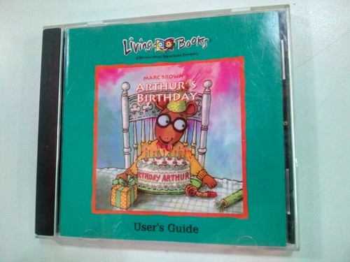 Living Books Broderbund Hey Arthur's Birthday Marc Brown CDROM RARO ...