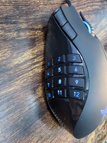 Razer Naga MMOG Gaming Mouse Model RZ01-0028 Tested Works | eBay