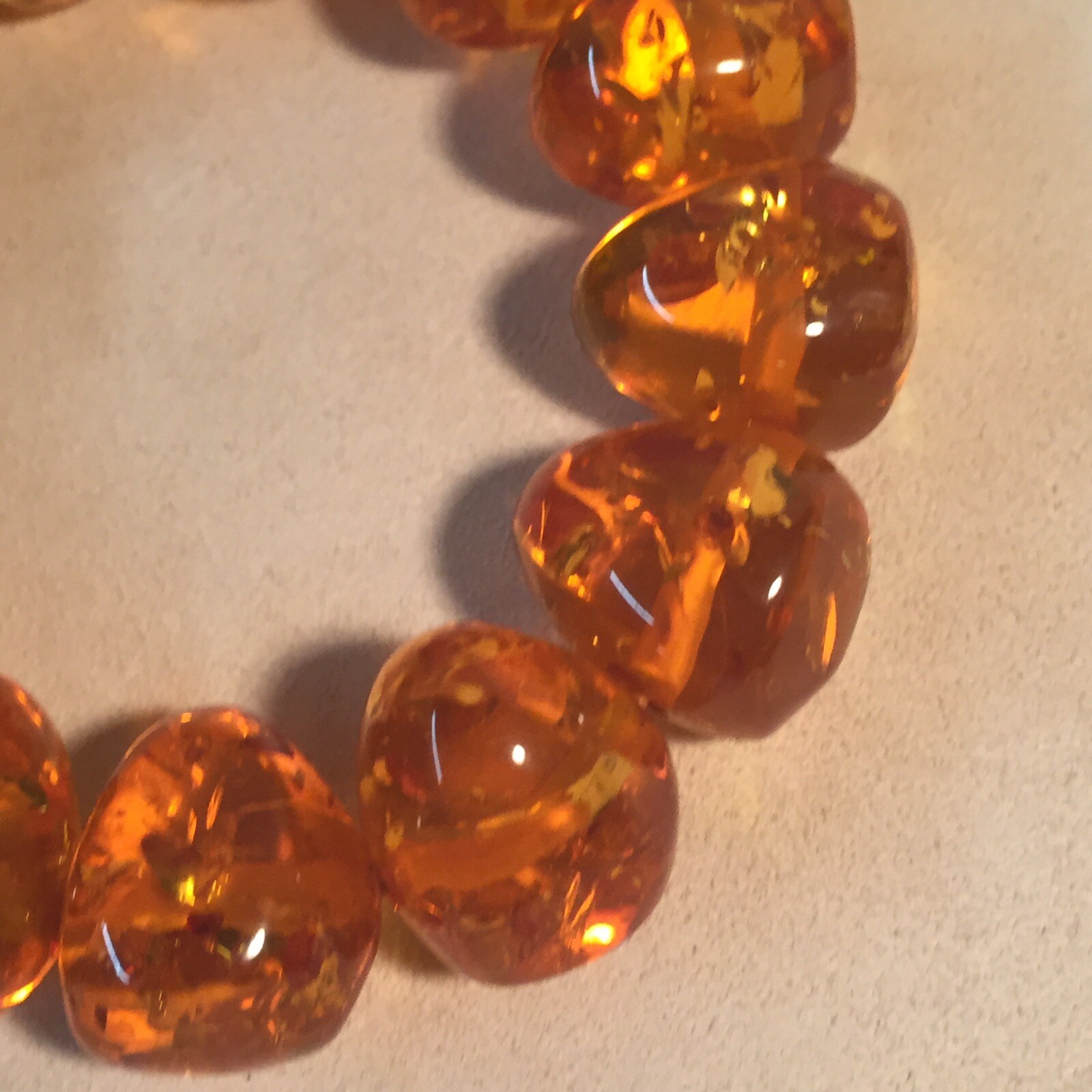 Vintage Amber Lucite Stretch Bracelet | eBay