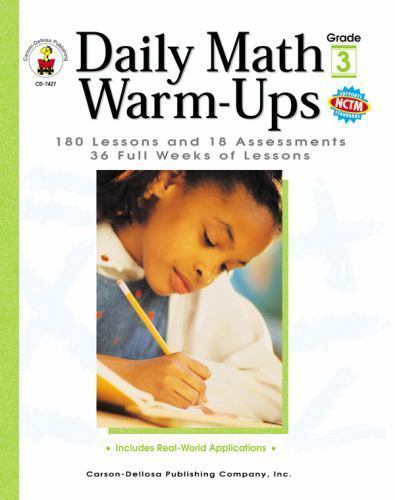 Daily Math Warm-Ups Grade 3, 180 Lessons & 18 Assessments - 36 Weeks of ...