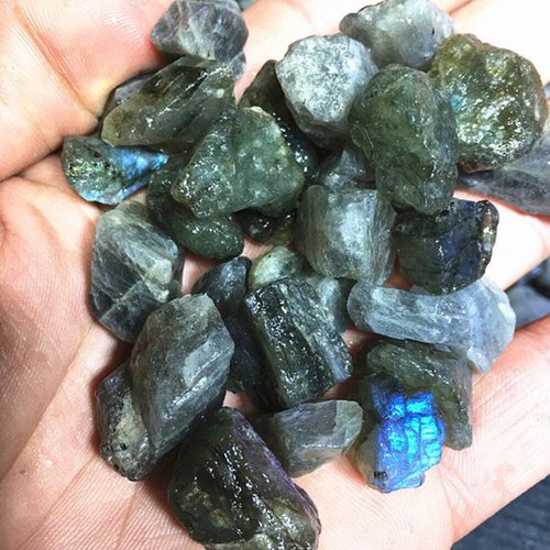 100g Natural Labradorite Rough Mineral Stone Specimen Crystal Healing ...