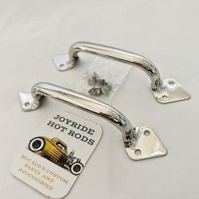 Hood Handle Set for Ford Car 1928-1932 & Truck 1932-1934 - Pol S/S - 1 ...