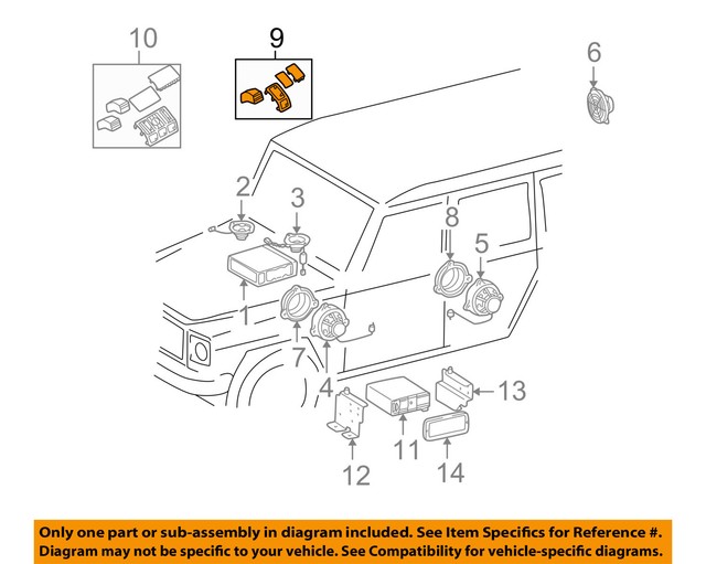 Genuine Mercedes-Benz Speaker Grille 4636807408 OEM for sale online | eBay