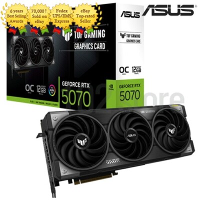 ASUS TUF Gaming GeForce RTX 5070 OC D7 12GB Gaming Graphics Card | eBay