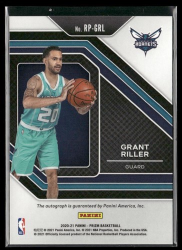 2020-21 Panini Prizm #RP-GRL Grant Riller Rookie Penmanship | eBay