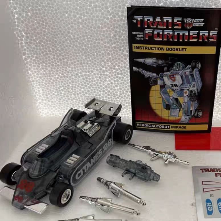 Transformers G1 Black Mirage Autobot Spy Action Figure Reissue Toys New ...