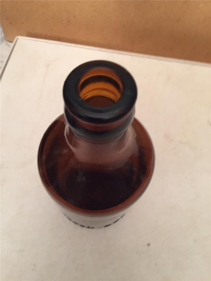 Scarce Vintage J OTTON BEGA Amber Glass Ginger Beer Bottle Dumpy Crown ...