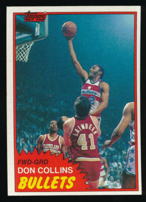 1981-82 Topps #E95 Don Collins - Washington Bullets NM/MT+ (A01A) | eBay