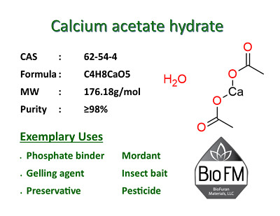 100g Calcium acetate hydrate | eBay