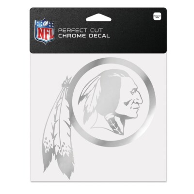 Washington Redskins 6"x6" Chrome Auto Decal [NEW] Car Emblem Sticker ...