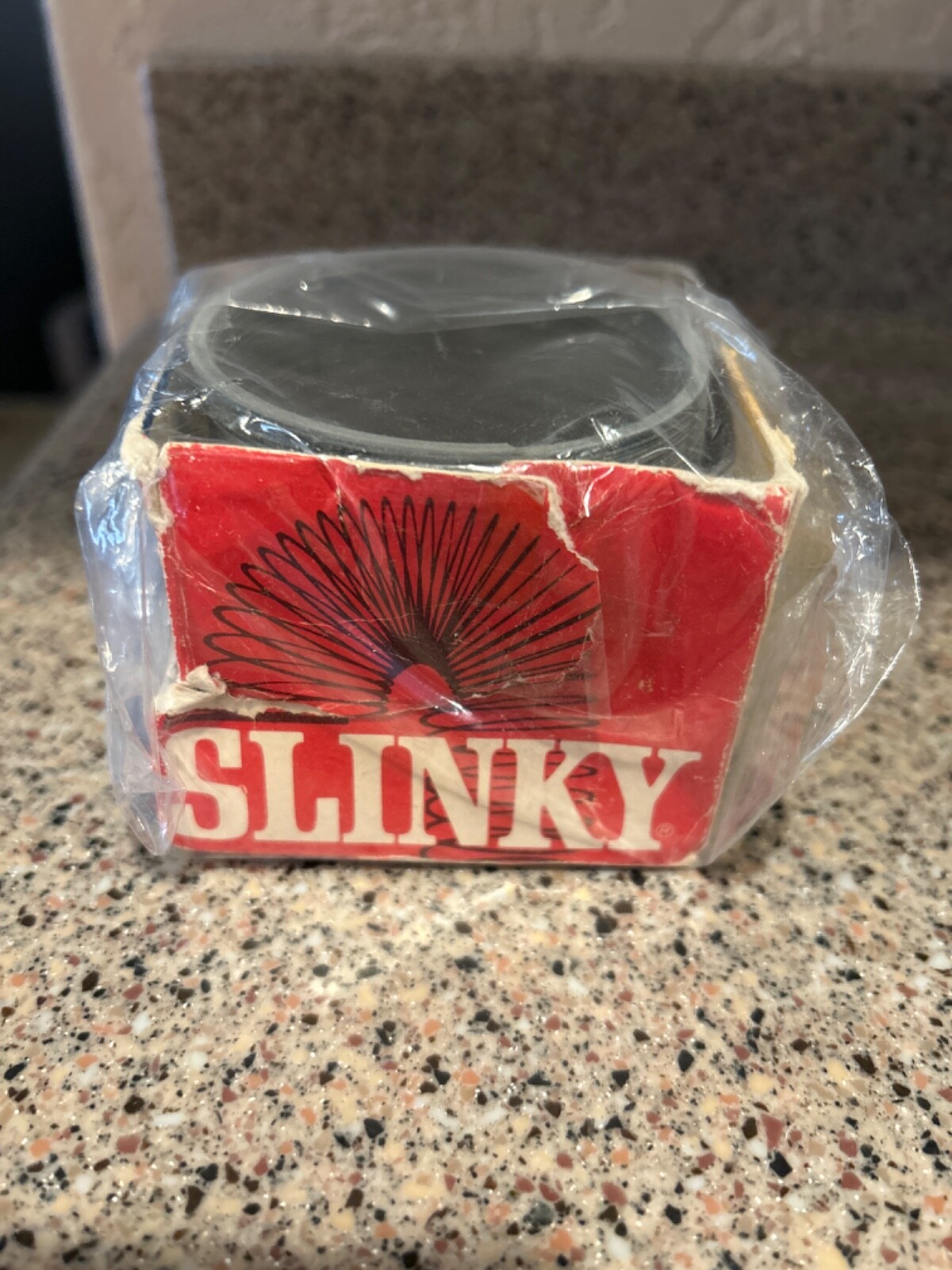 Vintage James Industries Slinky Original Walking Spring Toy In Box Gray ...