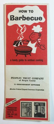 How To Barbecue Guide To Outdoor Cooking Vintage Brochure | eBay