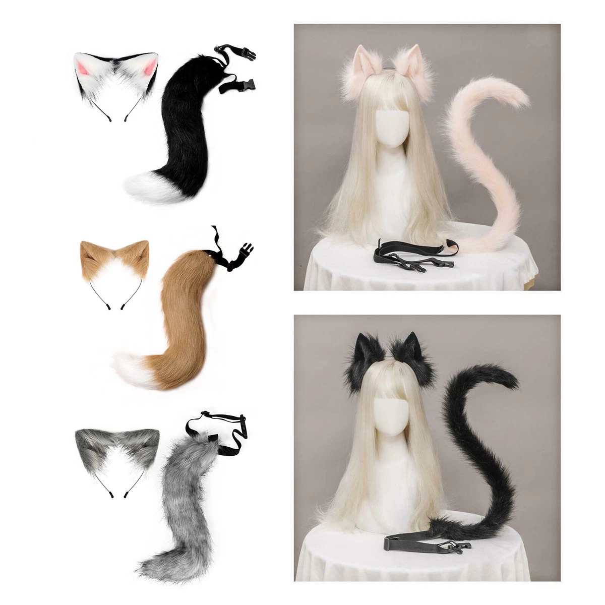 Anime Wolf Ears And Tail